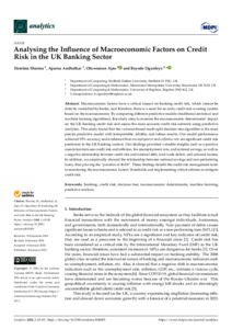Analysing the Influence of Macroeconomic Factors on Credit Risk in the UK Banking Sector ...